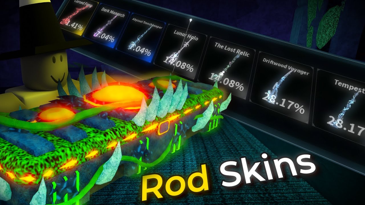 Unlocking The New Fishing Rod Skins In Fisch Youtube