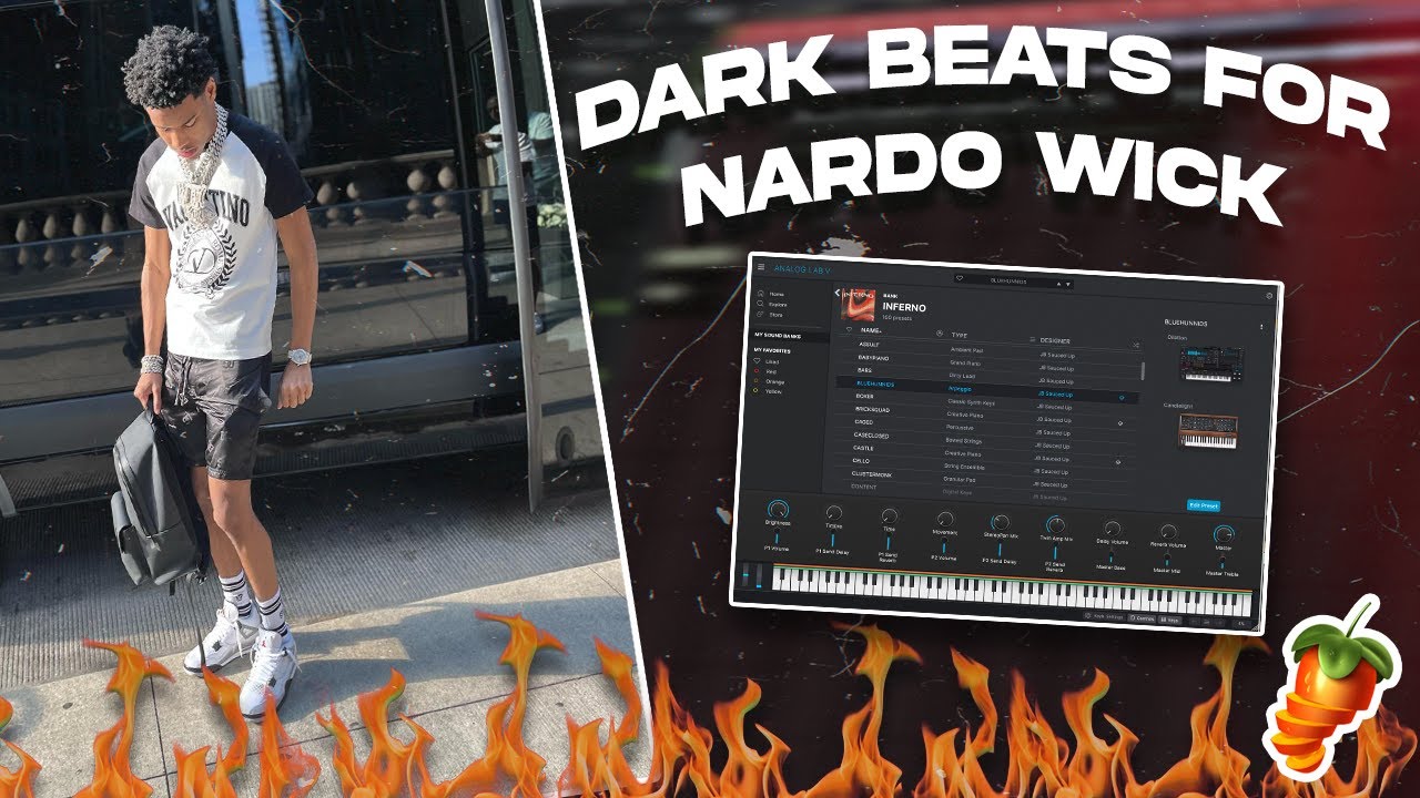 How To Make Dark Beats For Nardo Wick Fl Studio Tutorial Youtube