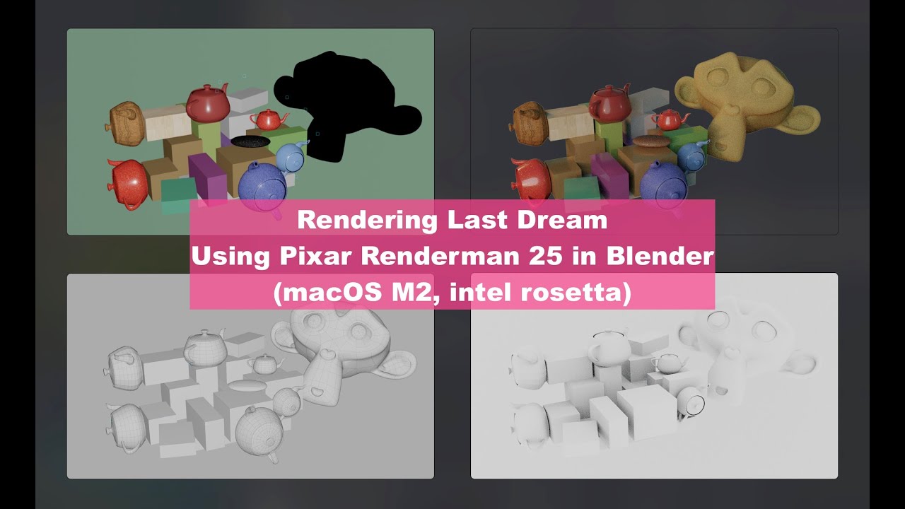 Bslive Rendering Your Last Dream Using Pixar Renderman 25 In Blender