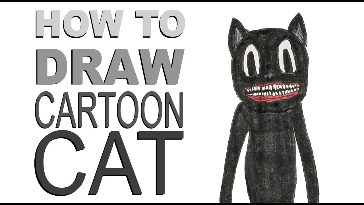 How To Draw Cartoon Cat Trevor Henderson