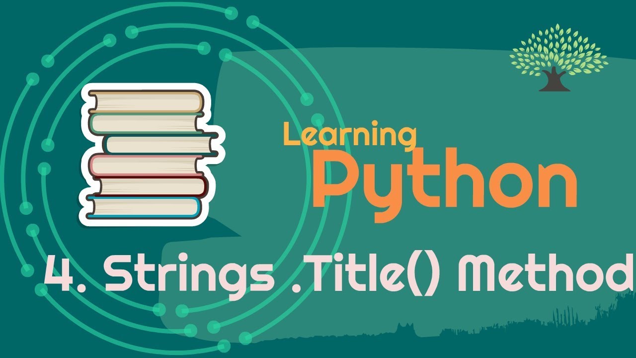 String Title In Python Youtube