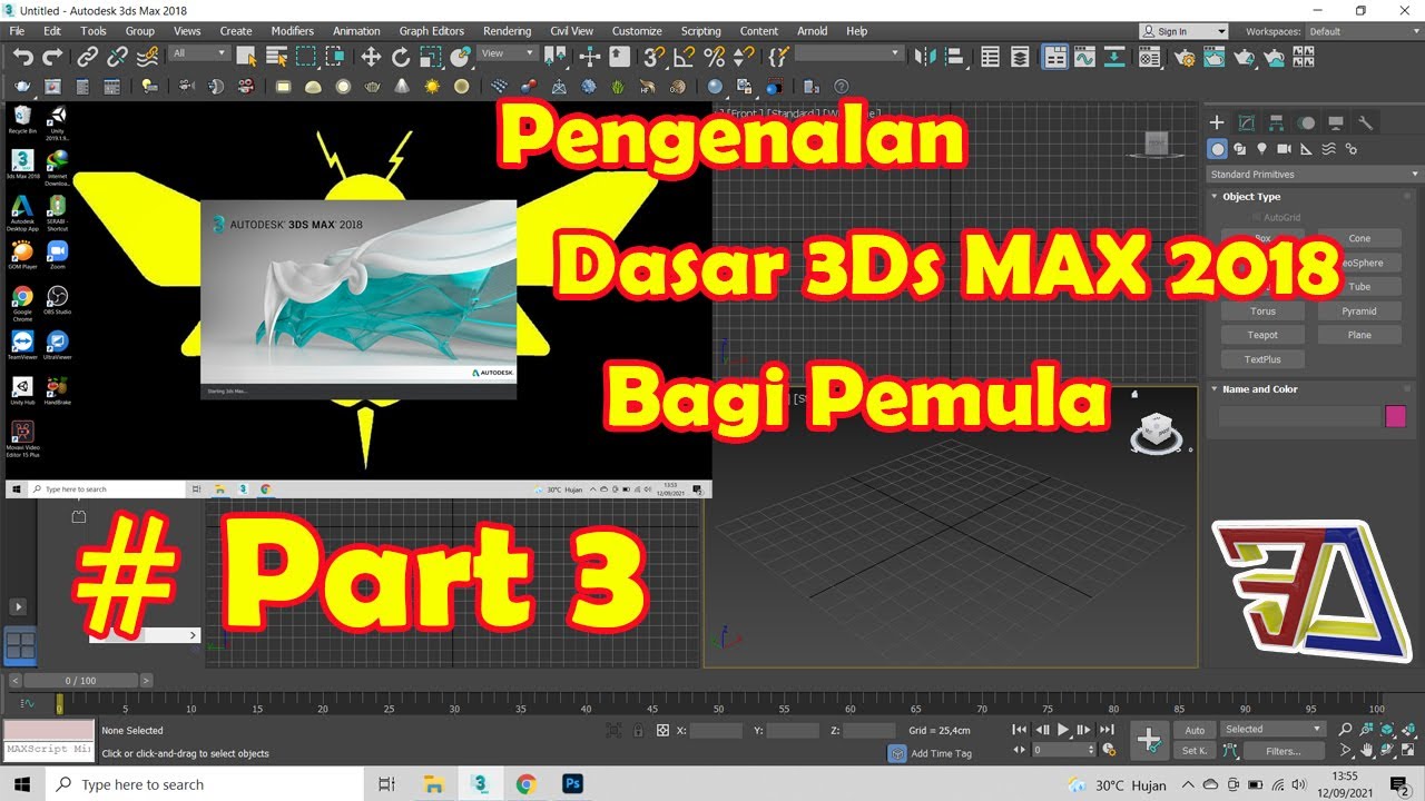 Tutorial Pengenalan Dasar 3ds Max Bagi Pemula Part 3 Editable Poly