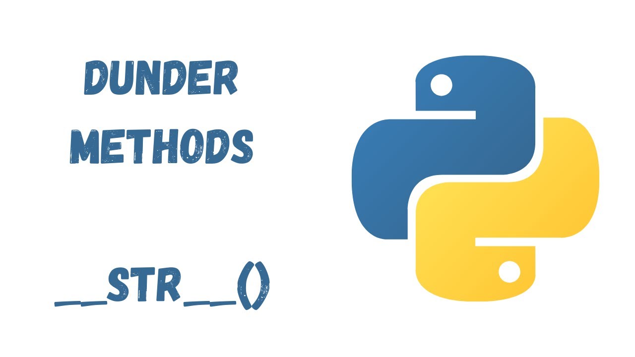 41 1 Dunder Str Str Method In Python Youtube