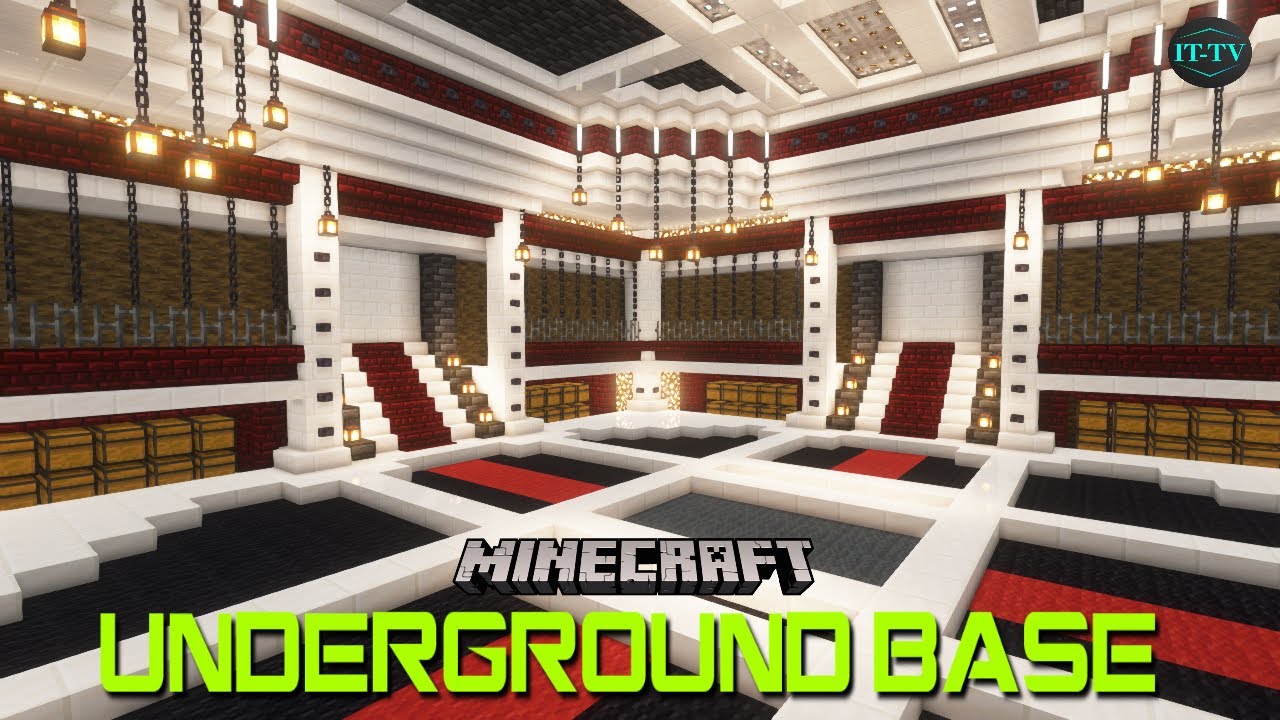 Underground Minecraft Base Builds 16 Minecraft Underground Base