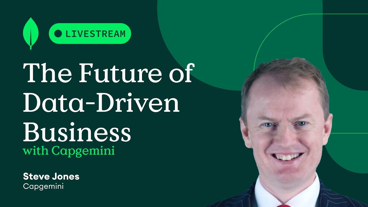 The Future Of Data Driven Business With Capgemini Youtube