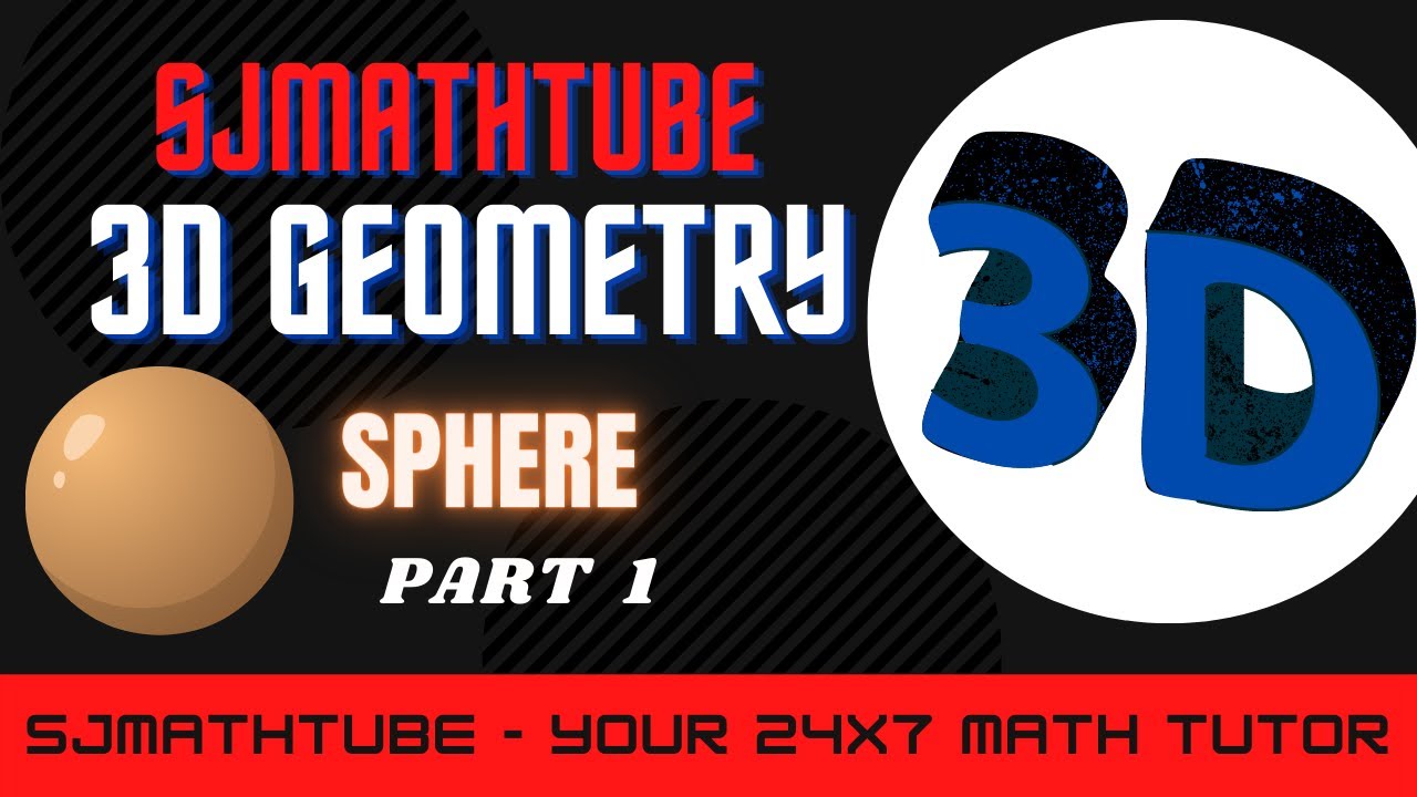 3d Lesson Spheres 1 Basic Problems Youtube