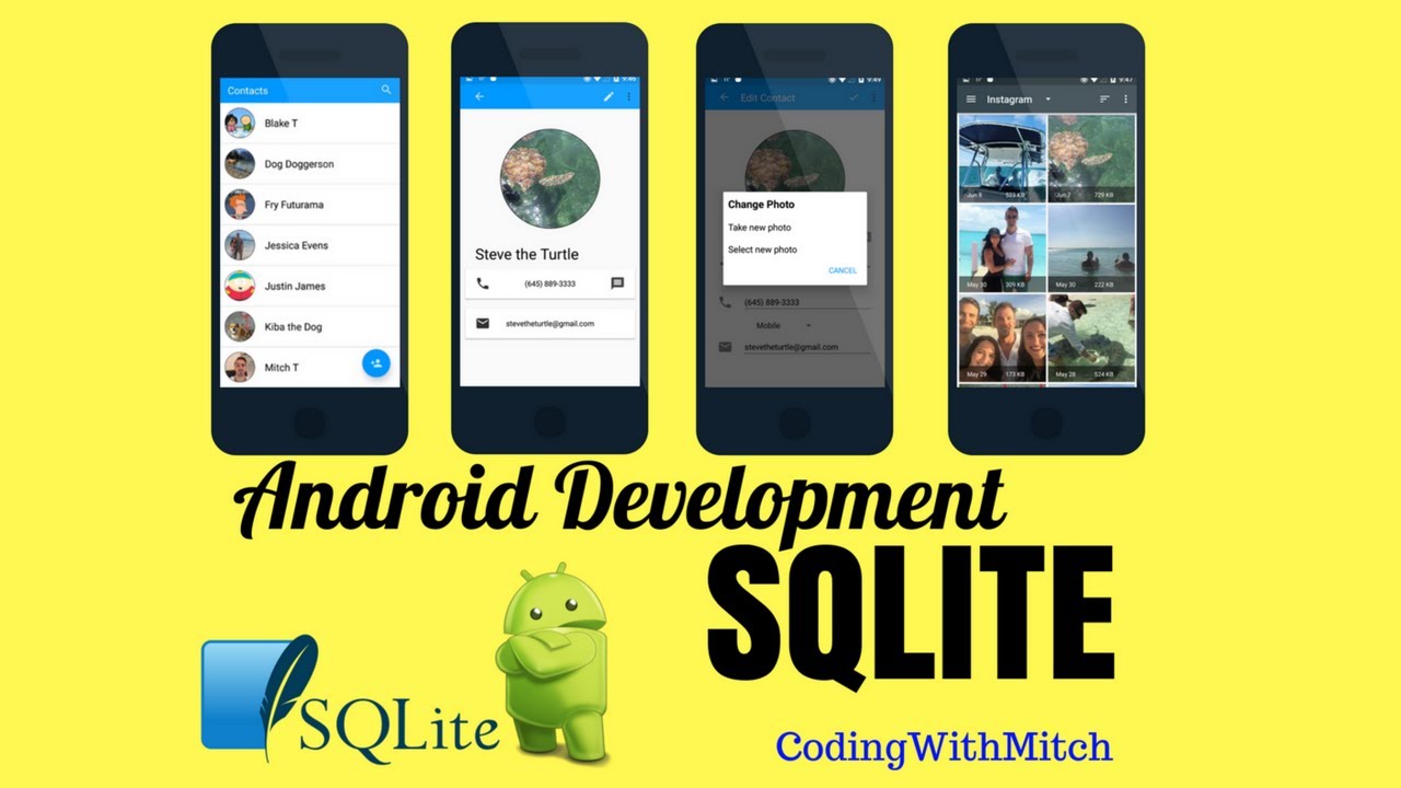Android Studio Sqlite Database Contacts Tutorial Molotdoctors