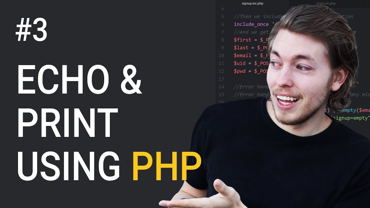3 Output In Browser Using Php Php Tutorial Learn Php Programming