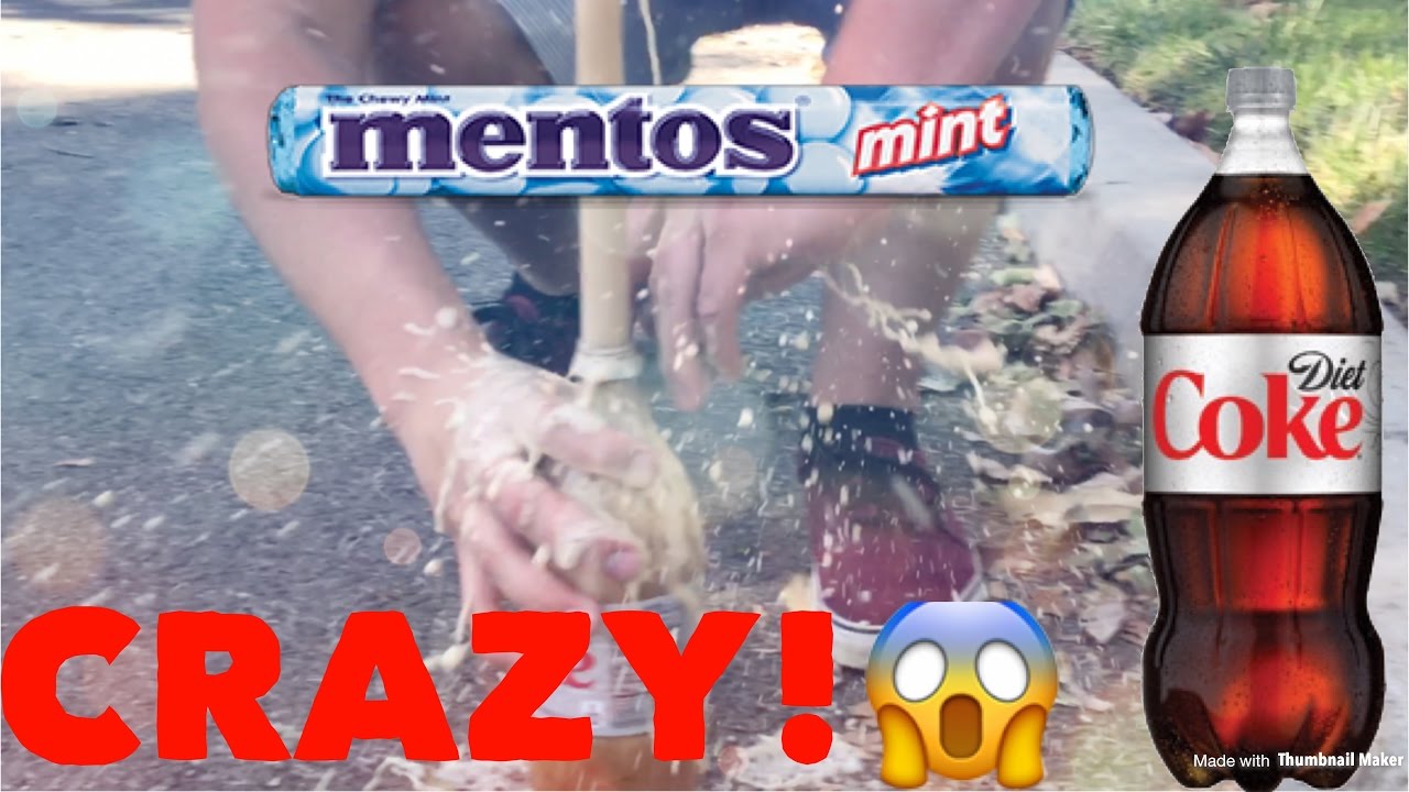Mentos And Coke Gone Wrong