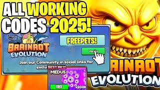 Fresh Codes Brainrot Evolution Roblox Codes 2025 Working Code Brainrot ...