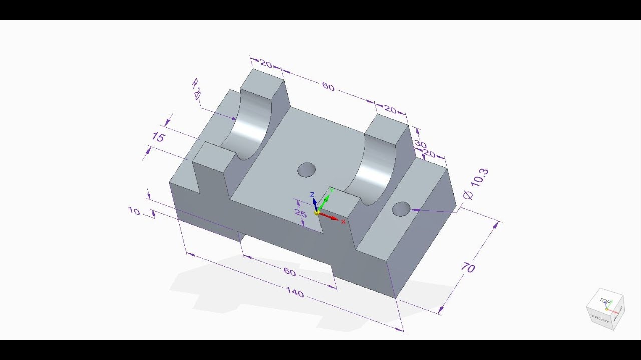 37 Solid Edge Part Modelling Practice Tutorials For Beginners Youtube