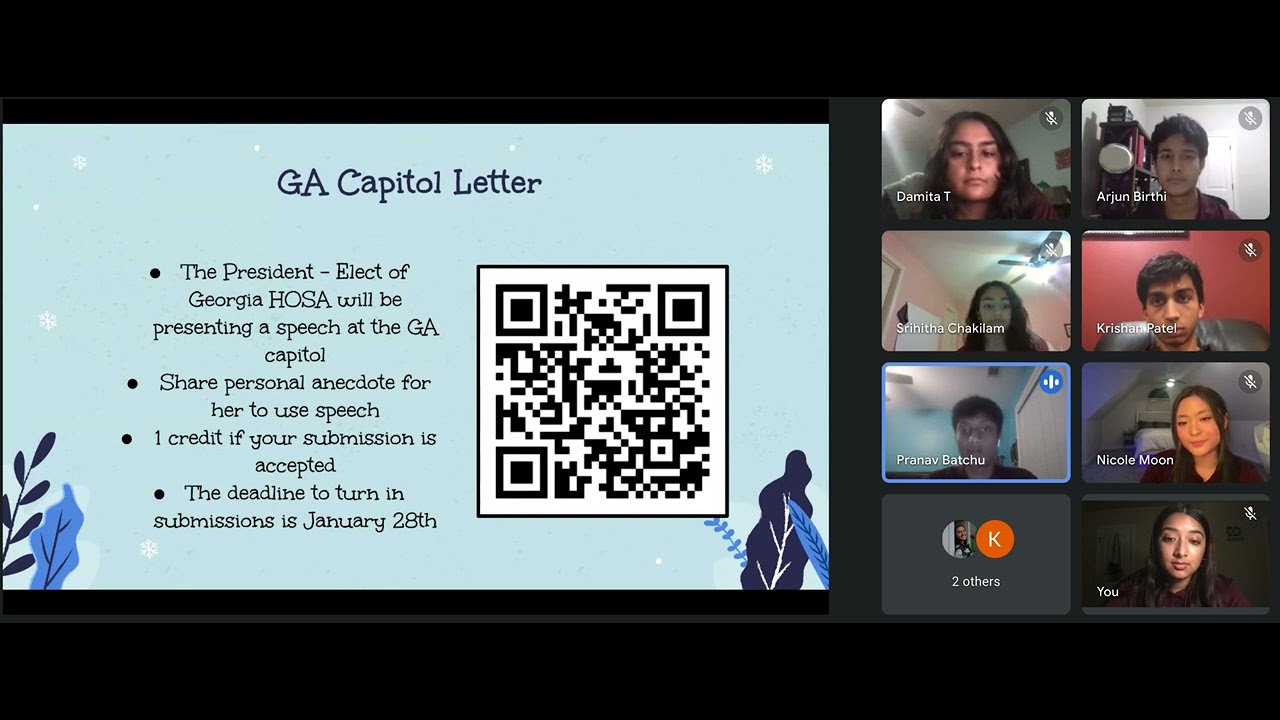 January Chapter Meeting Youtube