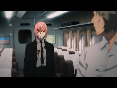 Makima S Creepy Scene At Train Station Chainsaw Man Youtube