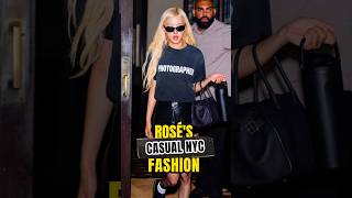 Rosé S Fashion For Jump Individual Visual Cut Rose Blackpink Shorts ...