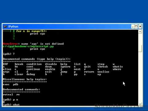 Python Development With Ipython Debugging Python Using The Ipython
