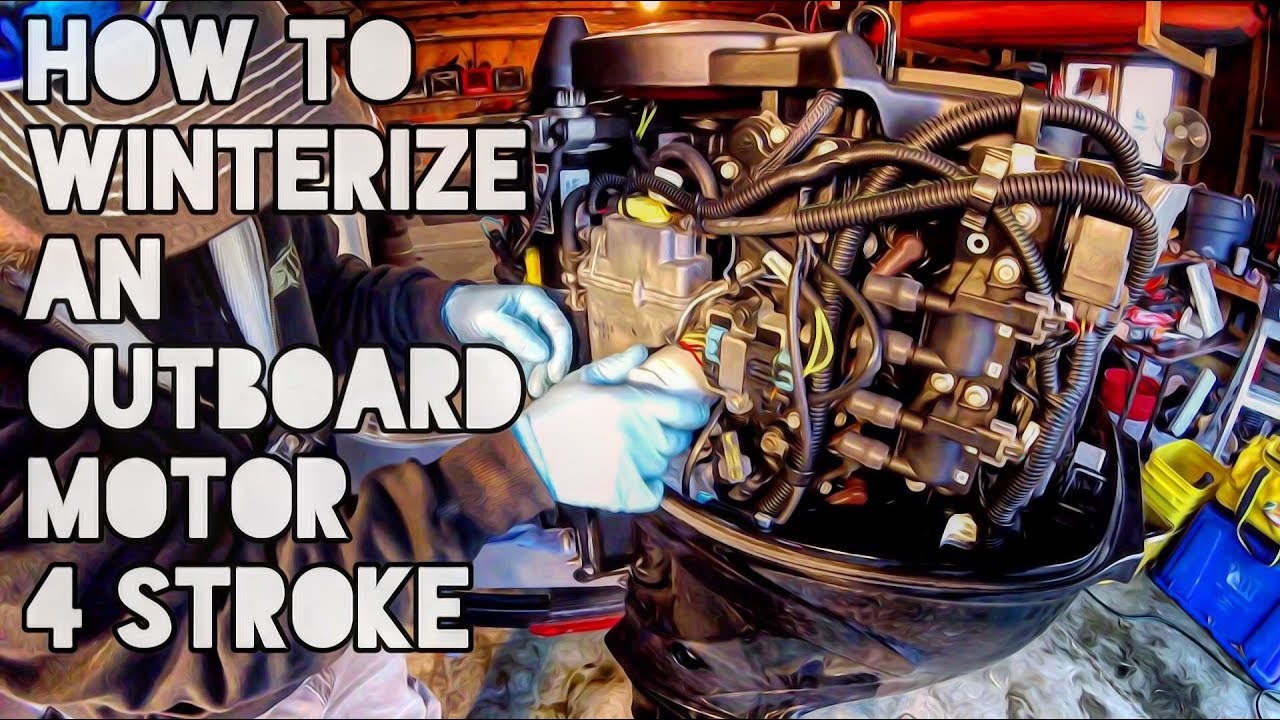 How To Winterize An Outboard Motor 4 Stroke Youtube