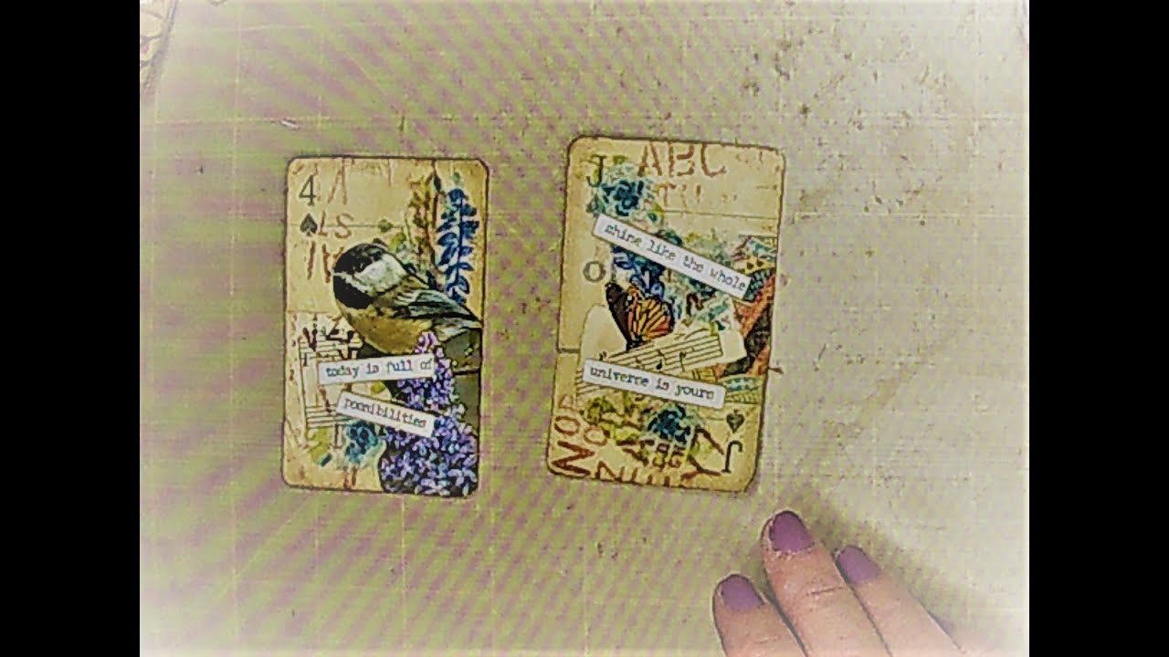 Tutorial Altered Playing Cards Part 1 Youtube