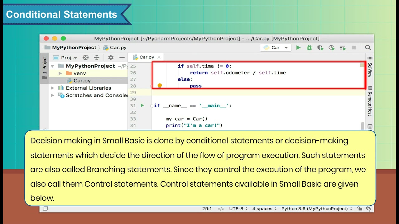 Conditional Statements In Small Basic Youtube