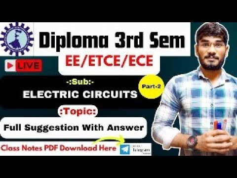 3rd Sem Dee Etce Ece Part 2 Electric Circuits Network Full