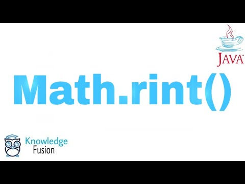 Math Rint Function In Java Icse Youtube