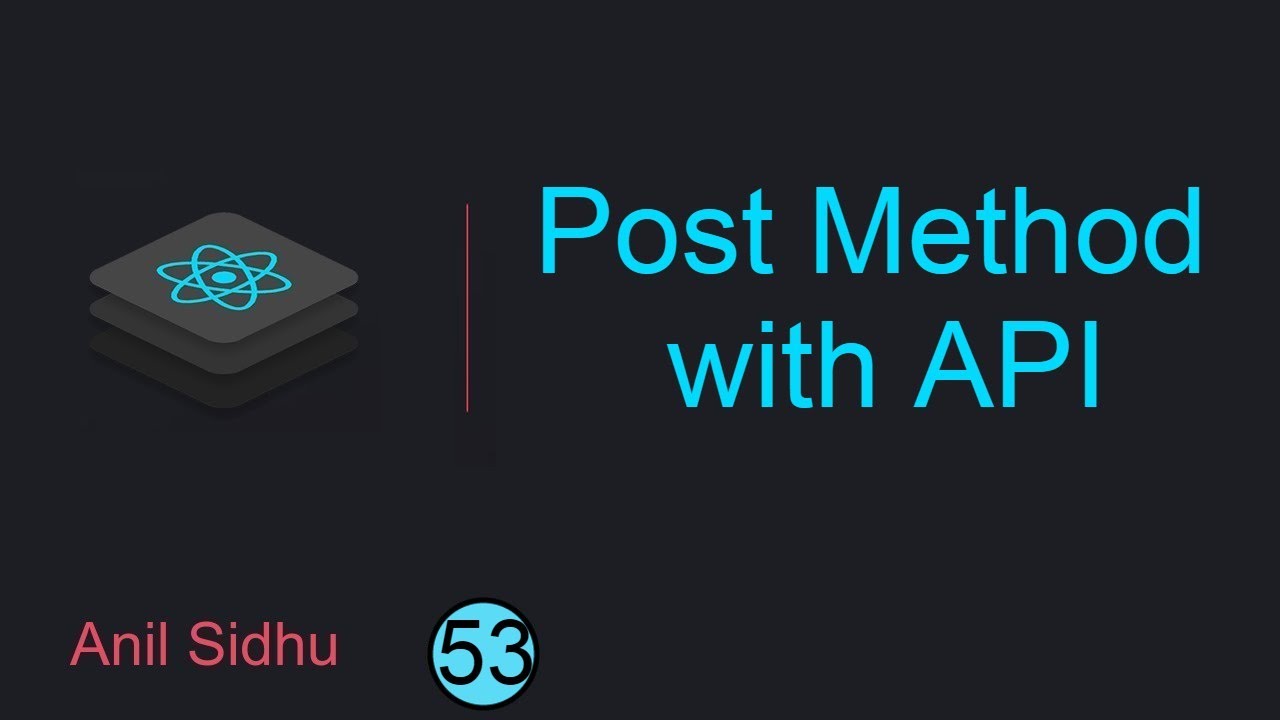 React Tutorial For Beginners 53 Post Method In Rest Api Youtube
