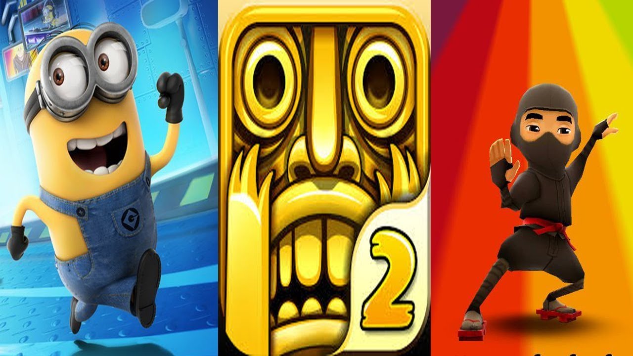 Despicable Me Minion Rush Vs Temple Run 2 Vs Subway Surfers Youtube