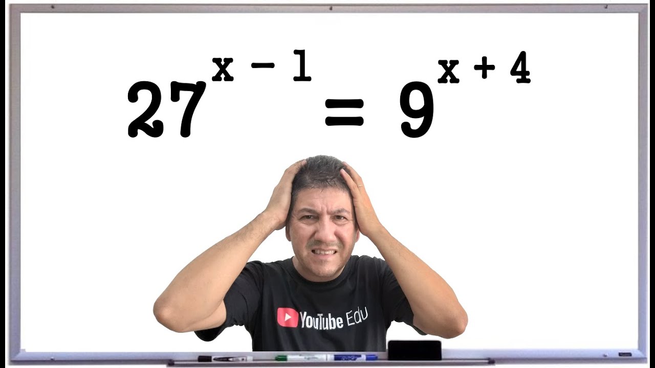 Equações Exponenciais 2 Prof Robson Liers Mathematicamente Youtube