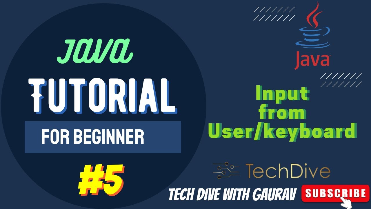 How To Take Input From User Keyboard Getting Keyboard Input Java