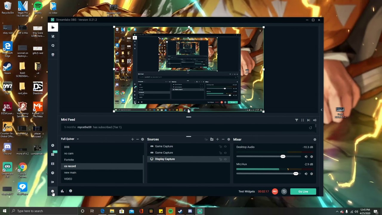 How To Record Streamlabs Obs Youtube