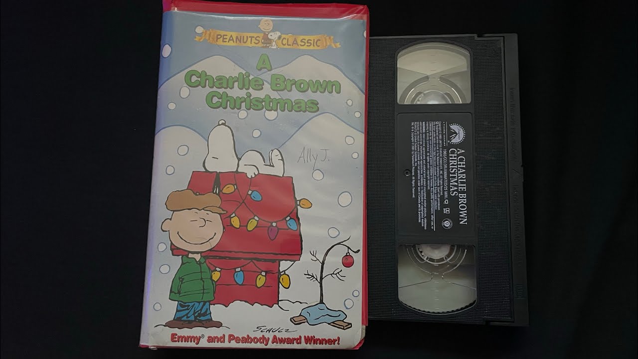 Opening To A Charlie Brown Christmas 2001 Vhs Youtube