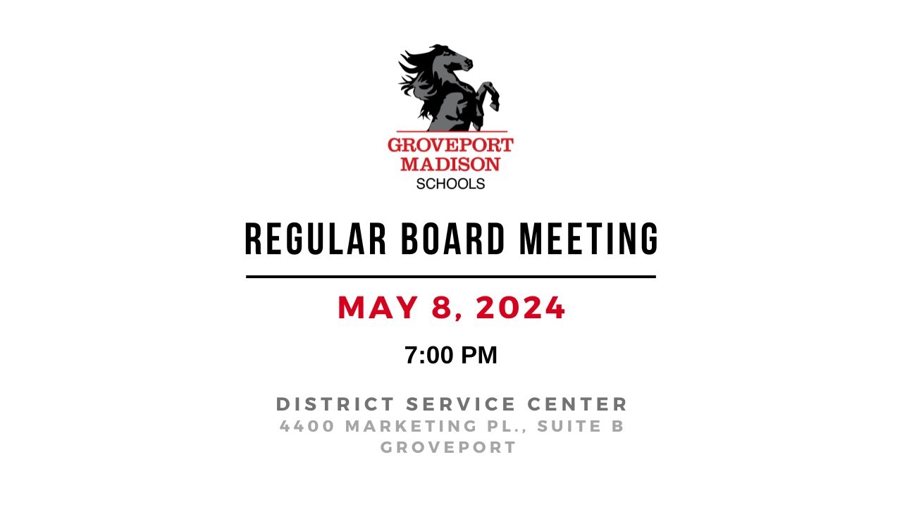 May 8 2024 Regular Board Meeting Youtube