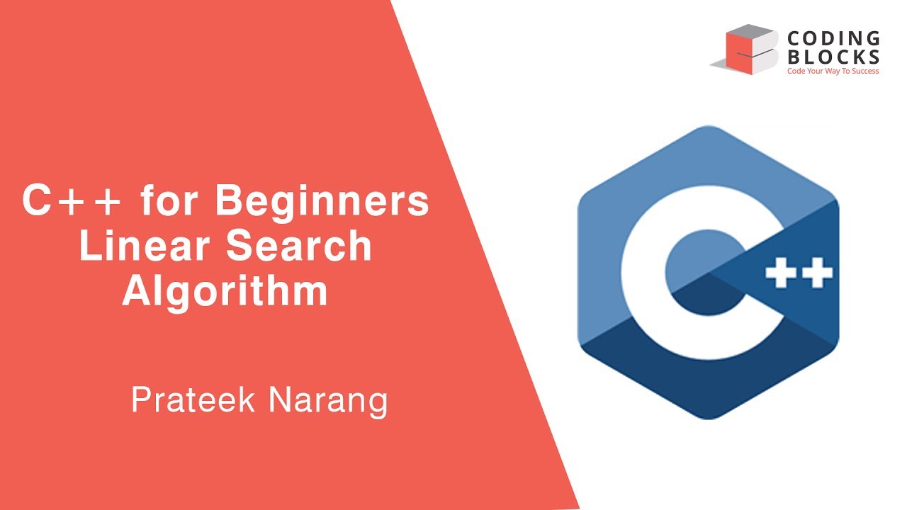 C For Beginners Linear Search Algorithm Youtube