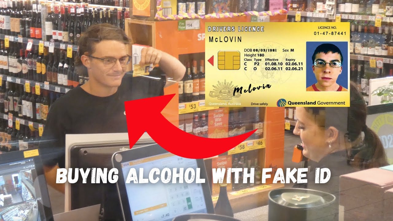 Buying Alcohol With Obvious Fake Id Mclovin Youtube