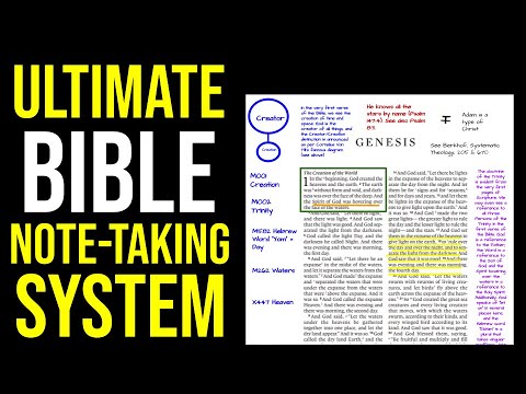 Ultimate Bible Note Taking System Youtube