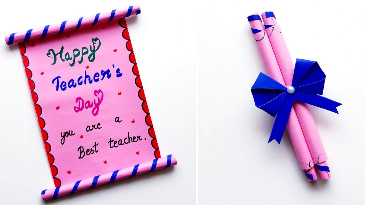 Diy Greeting Card Ideas For Teachers Day Infoupdate Org