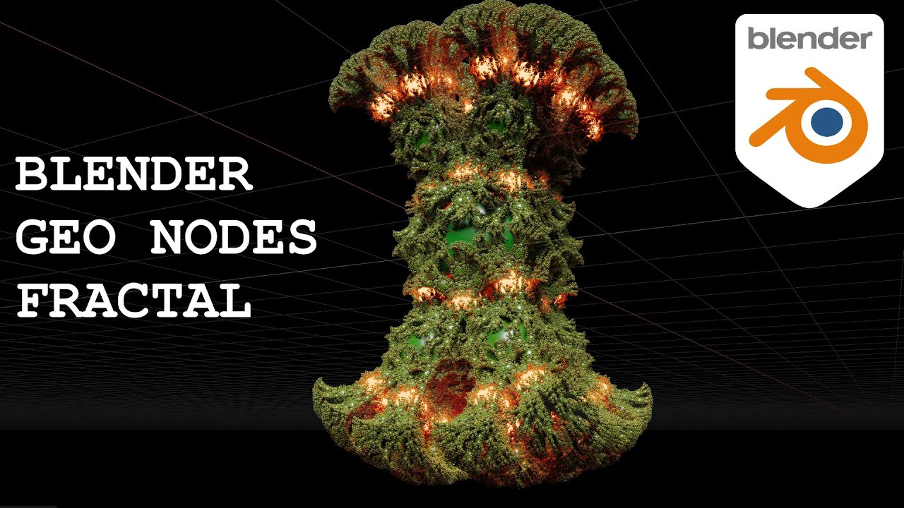 Geometry Nodes Fractal Tutorial Youtube