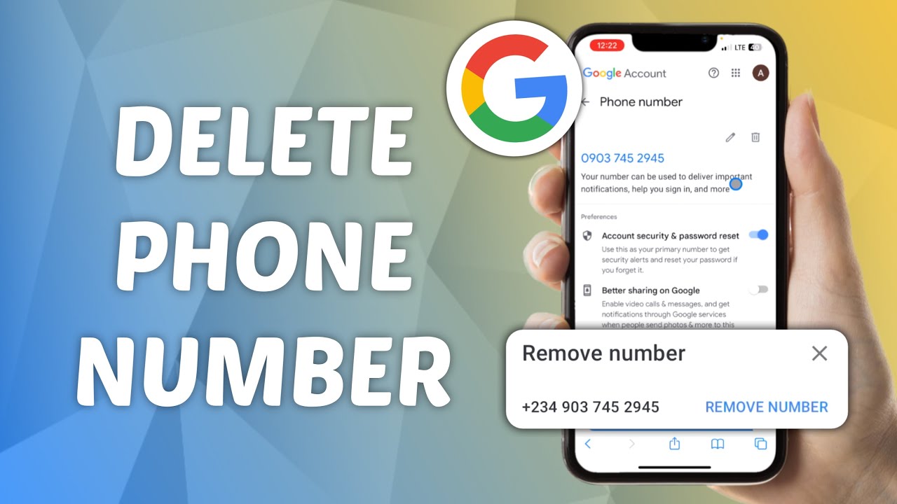 How To Delete Phone Number In Google Account Quick And Easy Guide