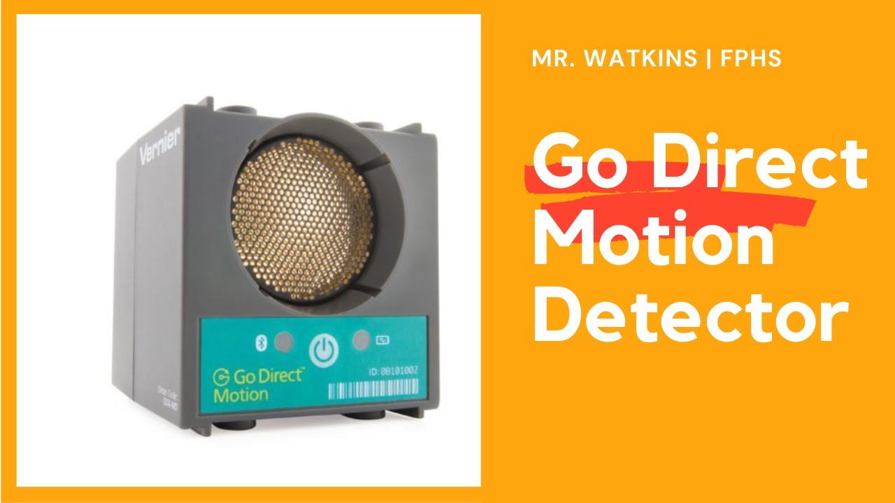 Vernier Motion Detector Video Youtube