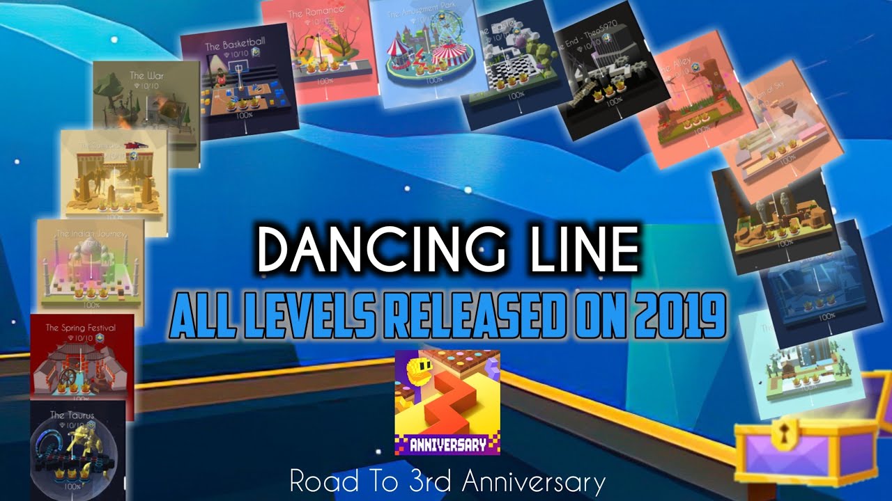 Dancing Line Official All Levels Released On 2019 Youtube