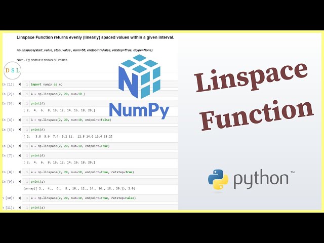 Numpy Linspace Python