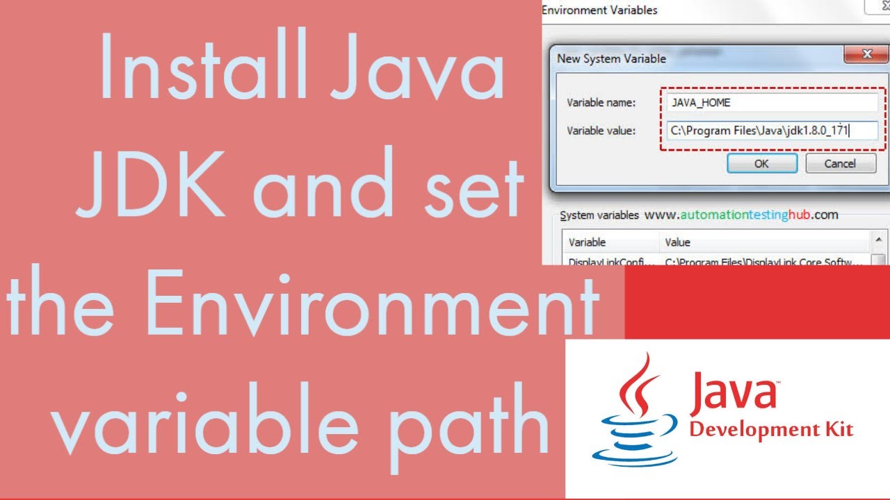 How To Install Java Jdk And Set The Environment Variable Path For Jdk