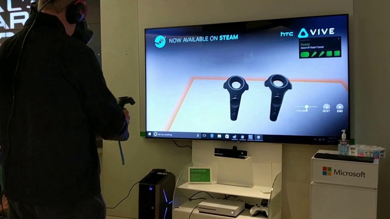 Set Up Xbox Htc Vive Virtual Reality Microsoft System Youtube