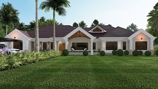Stunning 5 Bedroom House Design House Plan Private Lounge Attic ...