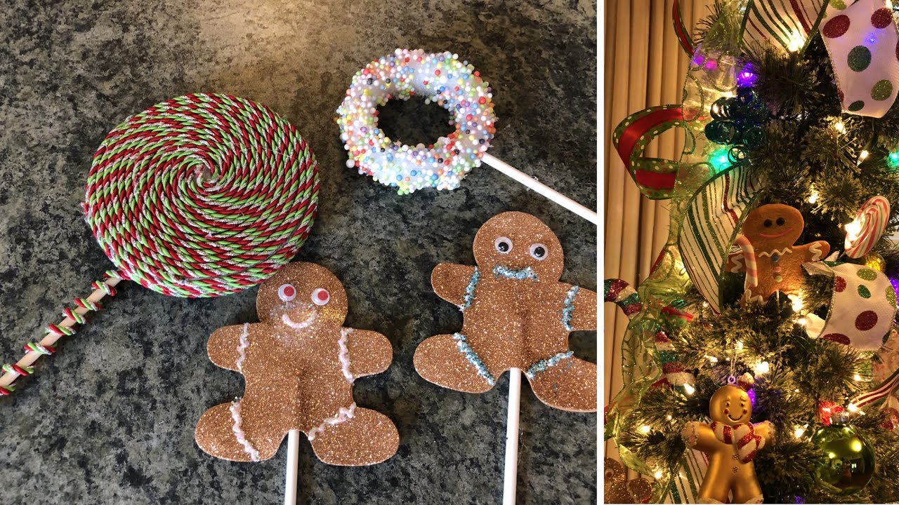 Homemade Christmas Candy Tree