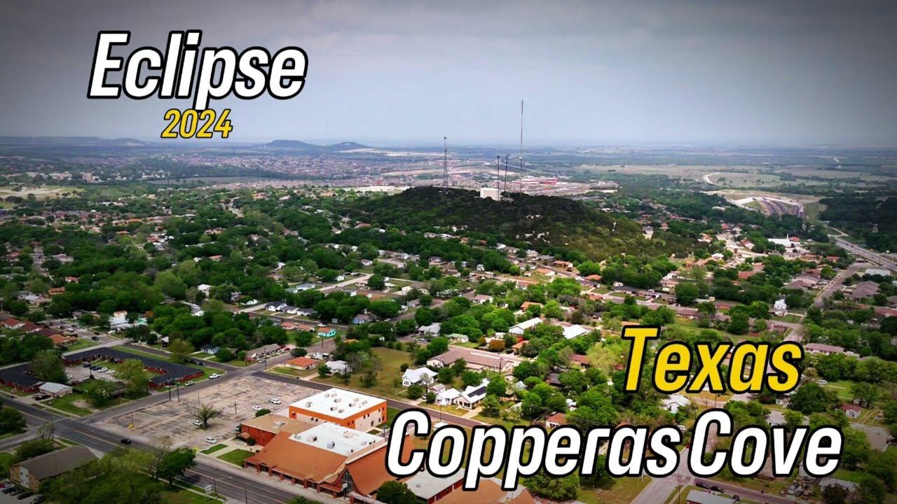 Copperas Cove Eclipse Day Turns To Night Dji Air 3 Timelapse April