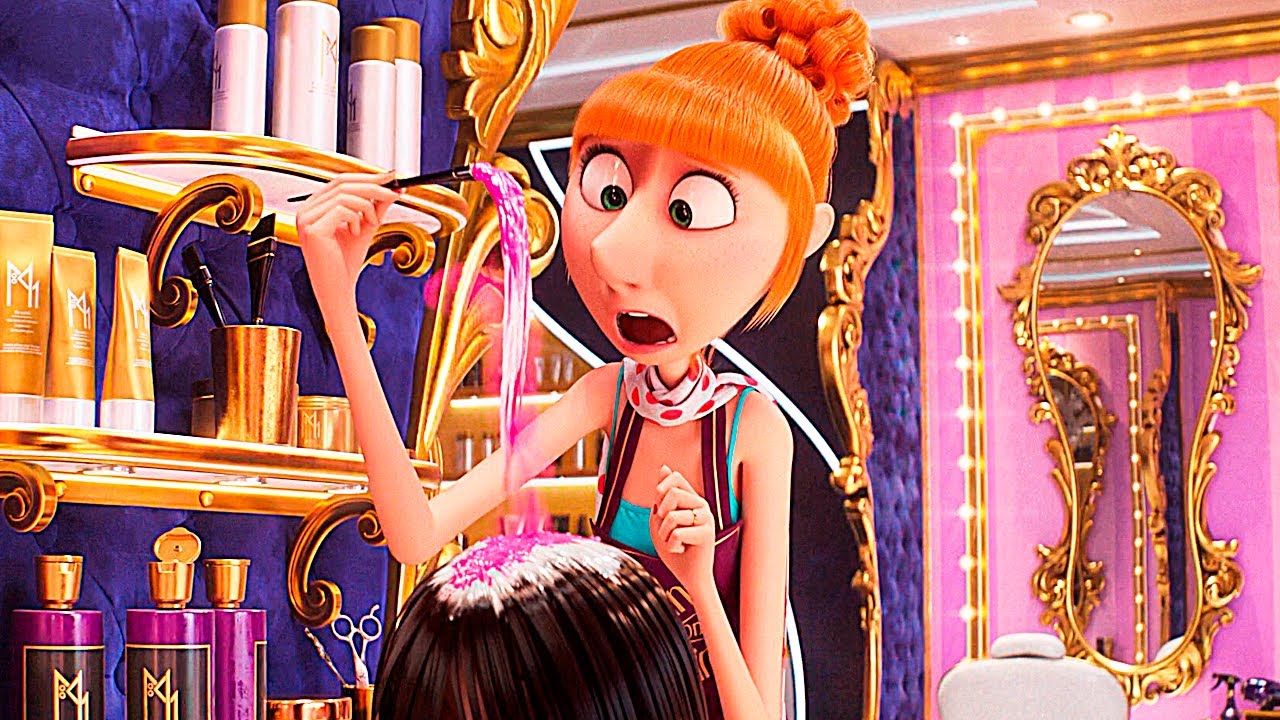 Despicable Me 4 Lucy Haircut Scene Recap Youtube
