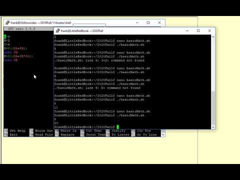 Linux Basic Math With Shell Scripting Youtube