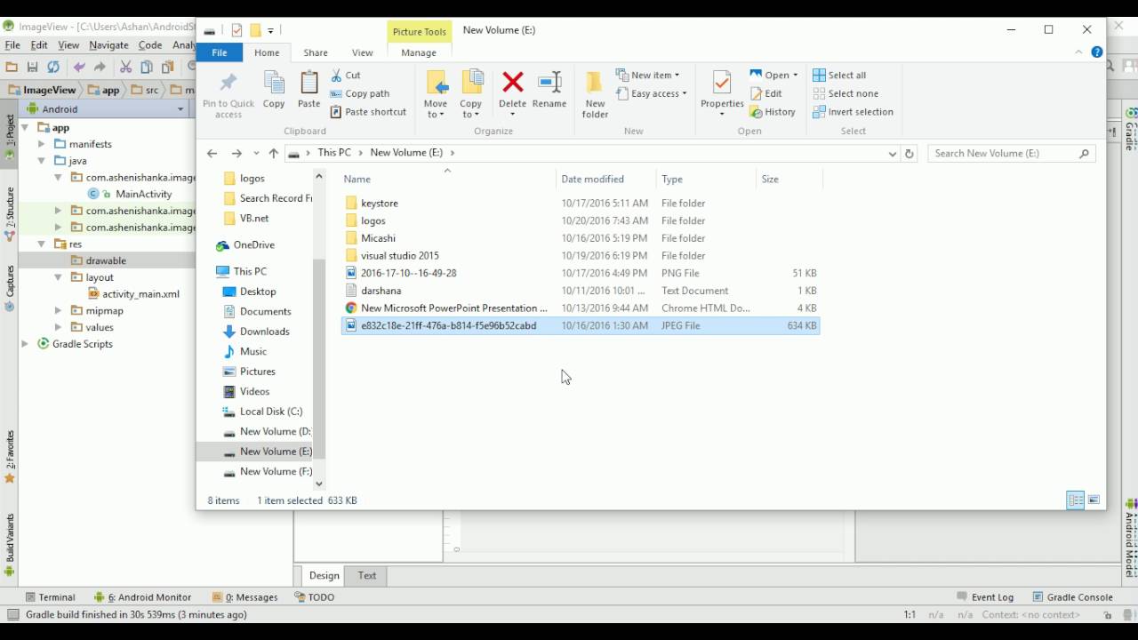 Imageview Android Studio Tutorial Youtube