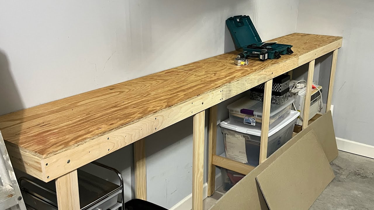 Building Benchwork For The Ho 12 X20 Shelf Layout Youtube