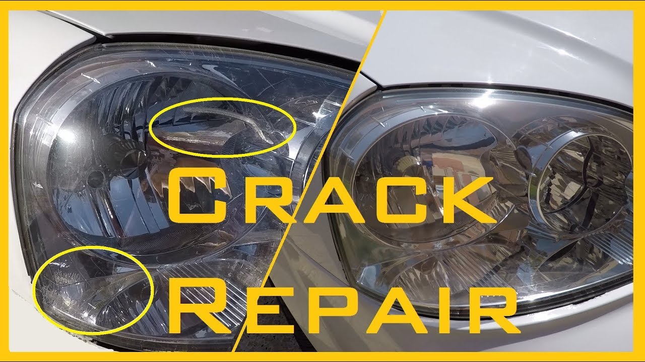 Cracked Headlight Repair Youtube